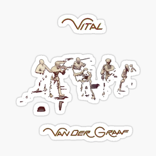 "VAN DER GRAAF GENERATOR" Sticker by Lindaeed | Redbubble