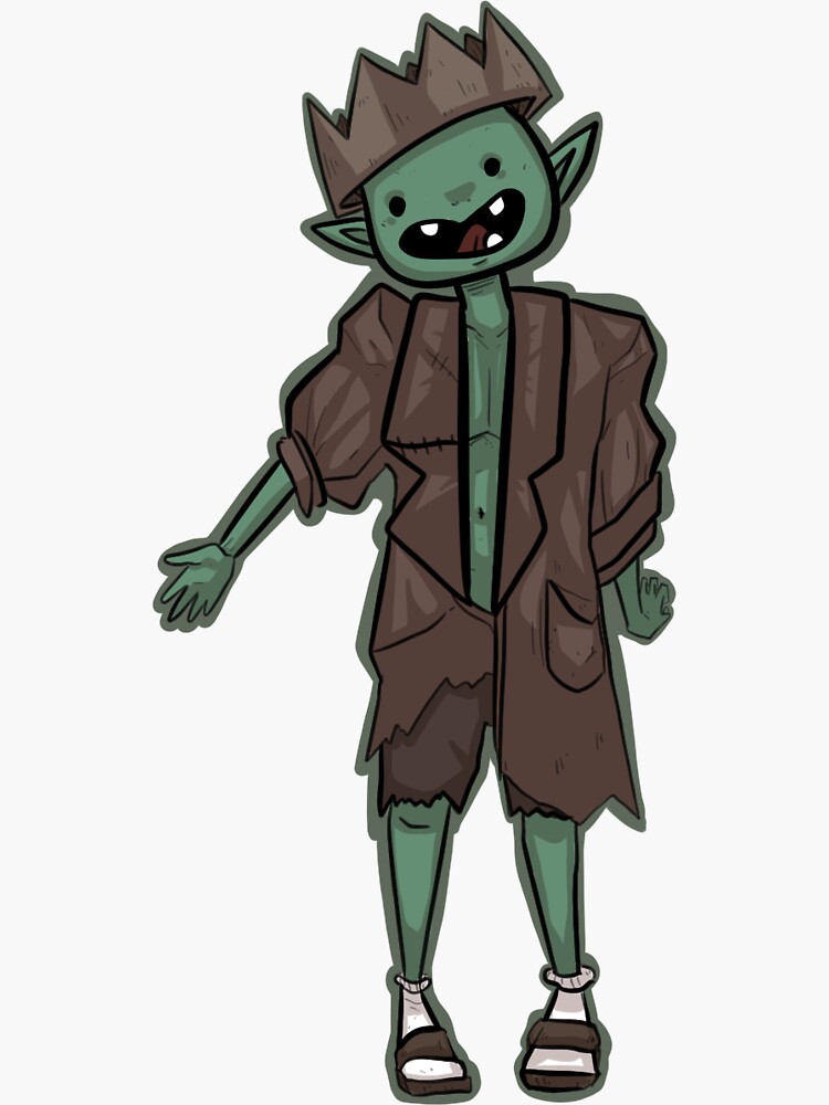 "Cute Goblin - Pathfinder DnD Mtga inspired " Sticker by Wonder-Trails ...