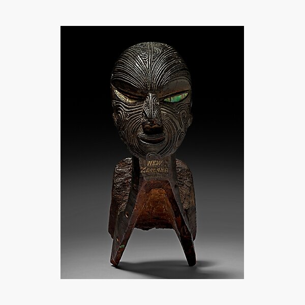 "Maori Canoe Prow Aotearoa Taonga New Zealand" Photographic Print by ...