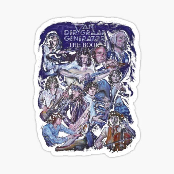"VAN DER GRAAF GENERATOR" Sticker by Ireneelsang | Redbubble
