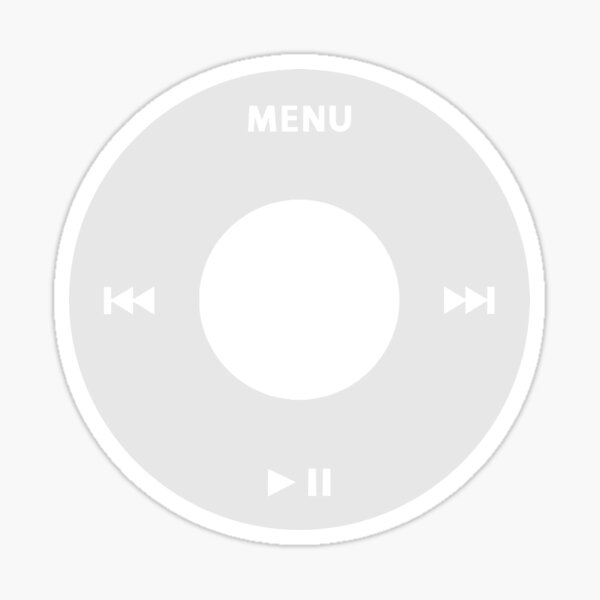 "iPod - Click Wheel" Sticker for Sale by EdwardDunning | Redbubble