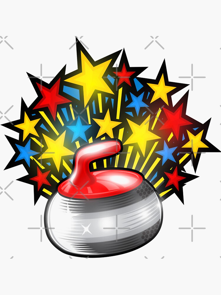 "Funny quote for curling lover" Sticker for Sale by hakim2005 | Redbubble