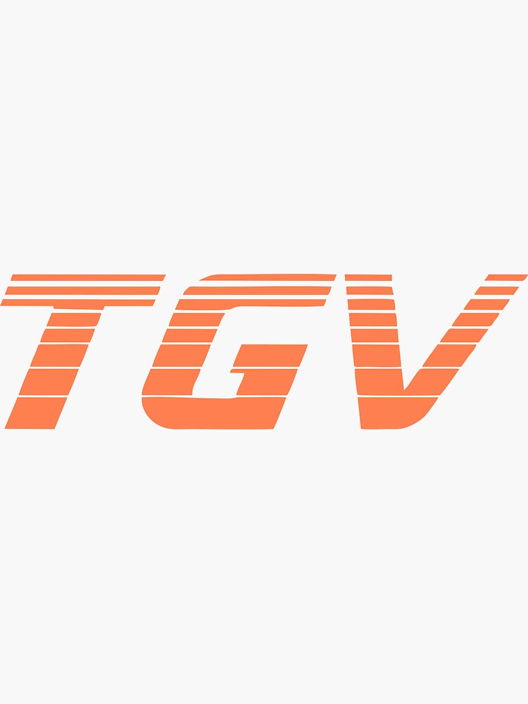 "TGV-logo" Sticker by kakidicuci | Redbubble