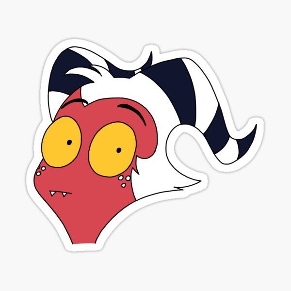 "Moxxie concern" Sticker for Sale by pastelmermaid44 | Redbubble