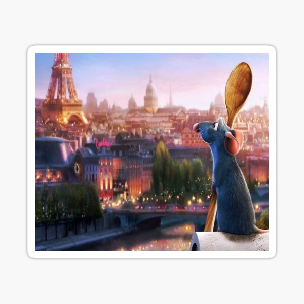 "Anyone can cook, Remy the Ratatouille" Sticker by artcushions | Redbubble