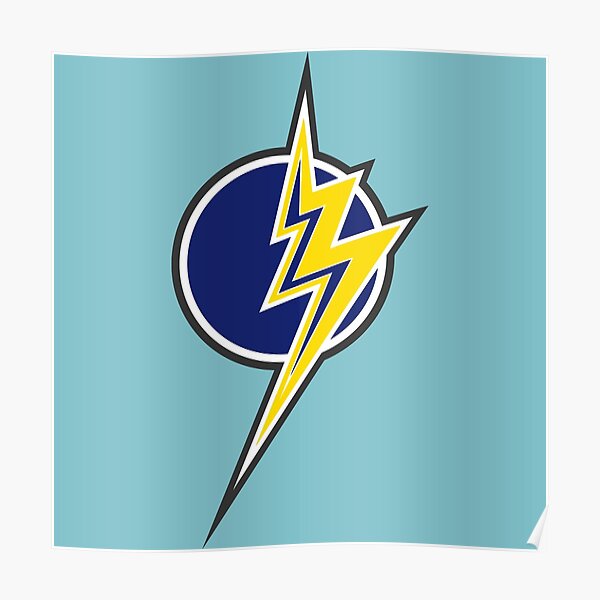 "The Lightning, Atlanta Chain" Poster for Sale by Gelda | Redbubble