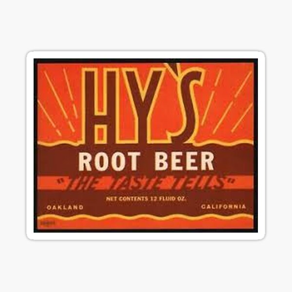 "Hy's Root Beer" Sticker for Sale by uniquenostalgia | Redbubble