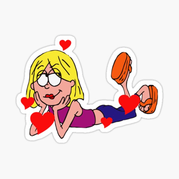 "lizzie mcguire cute girl girly funny girl lizzle " Sticker for Sale by ...