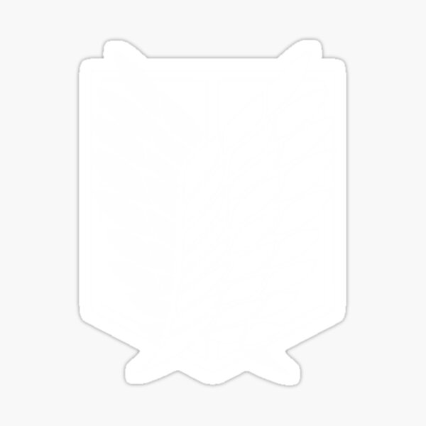 "Scout Corps Emblem White6" Sticker by Stardust1999 | Redbubble
