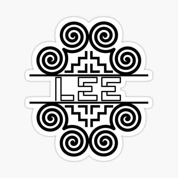 "hmong symbol with last name" Sticker for Sale by Xiongtees87 | Redbubble