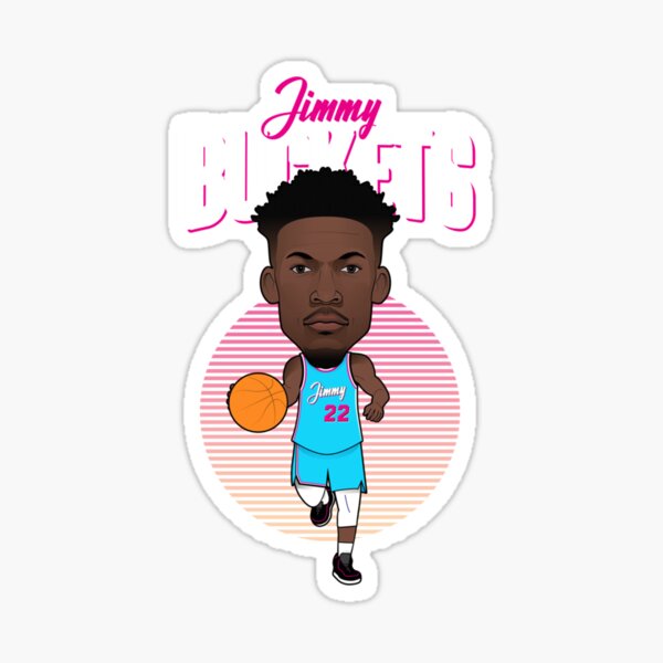 "Jimmy Buckets classic" Sticker for Sale by helgesoncpalko | Redbubble