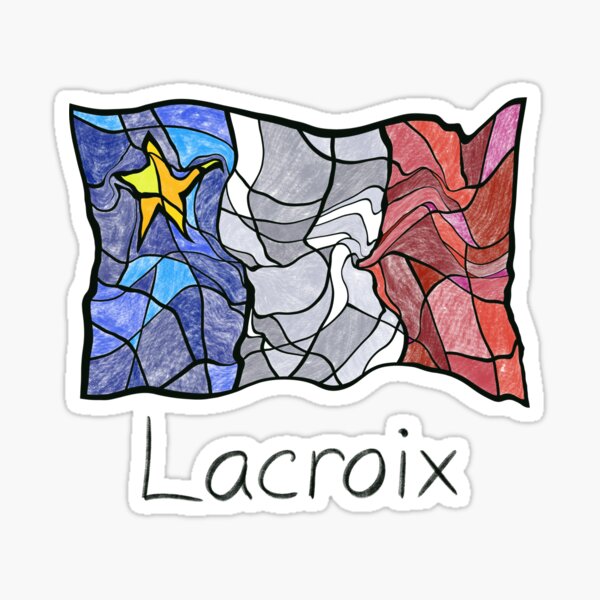 "Acadian Flag pastel liquid mosaic Lacroix - Drapeau acadien mosaïque ...