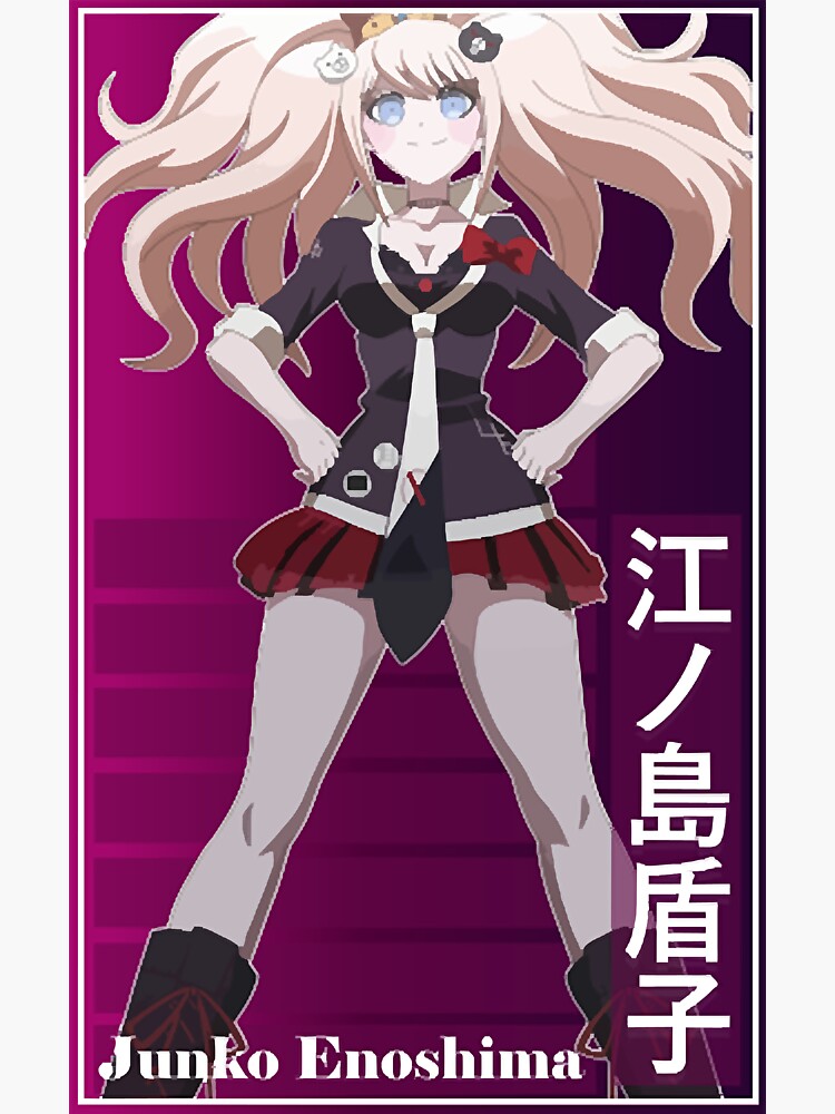 "Junko Enoshima " Sticker by Rtrmszdxo | Redbubble