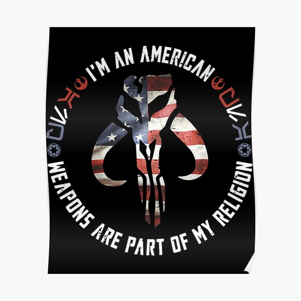 "Mando-American" Poster for Sale by EllieSceeles59 | Redbubble