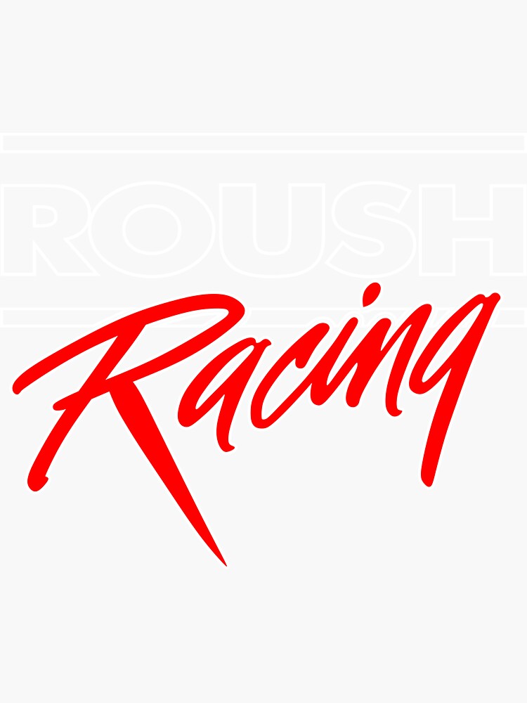 Pegatina «Logotipo de carreras de Roush» de aziatinrsp | Redbubble