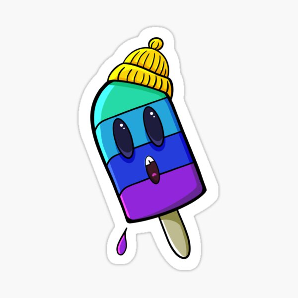 "Worried Pop Sickle " Sticker by Yandere-Usagi | Redbubble