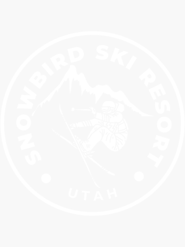 "Snowbird Ski Resort" Sticker for Sale by BucketShop | Redbubble
