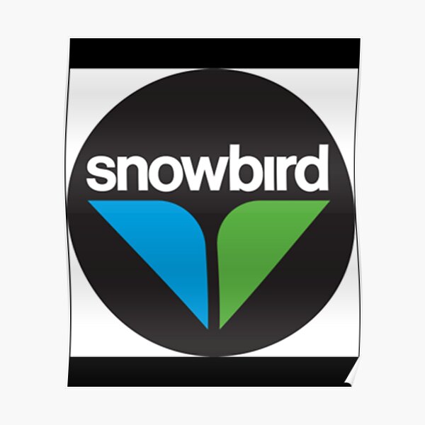 "Snowbird Ski Resort Logo " Poster for Sale by BucketShop | Redbubble