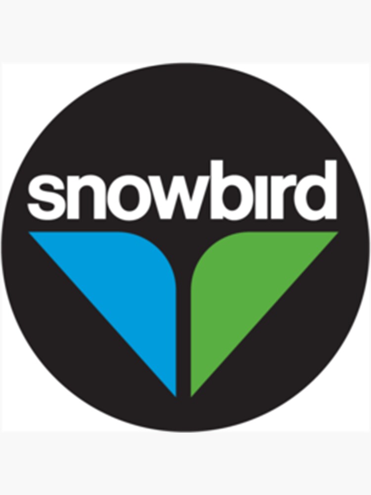 "Snowbird Ski Resort Logo " Sticker for Sale by BucketShop | Redbubble