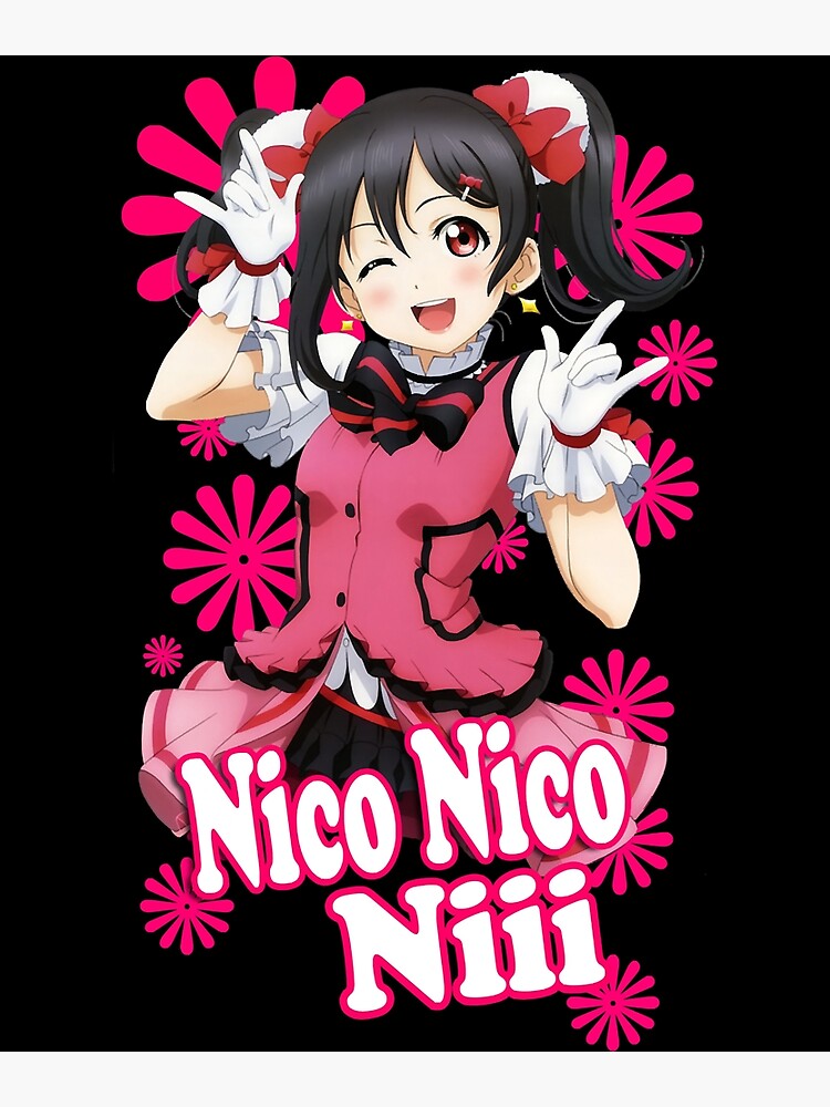 "Nico Nico Nii ~ Classic ." Poster for Sale by alannahrocha | Redbubble