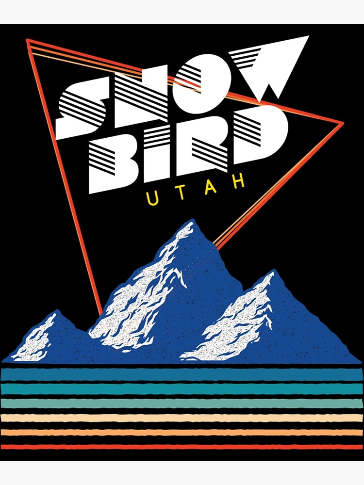 "Snowbird, Utah - Retro Ski " Poster for Sale by BucketShop | Redbubble