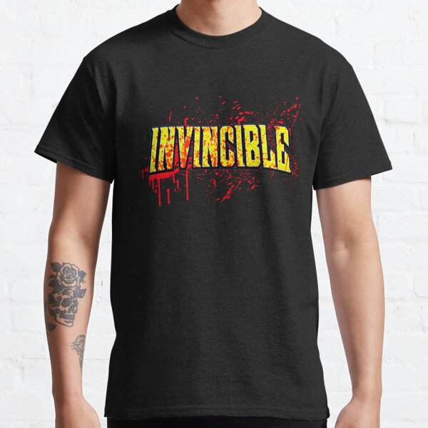 "Invincible T-ShirtInvincible Blood Splat Logo" Classic T-Shirt for ...