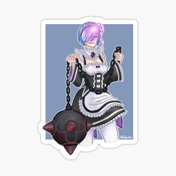 "Rem RE:Zero" Sticker for Sale by AnimalPastaa | Redbubble