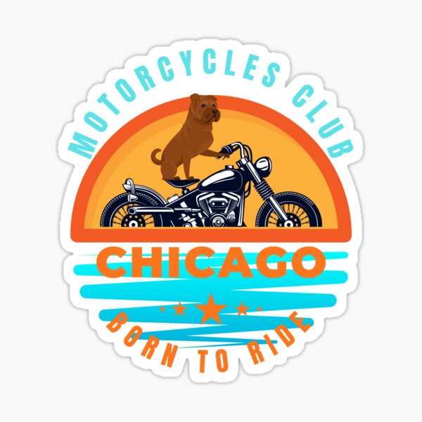 "MOTORCYCLES CLUB" Sticker by NEWMAN100 | Redbubble