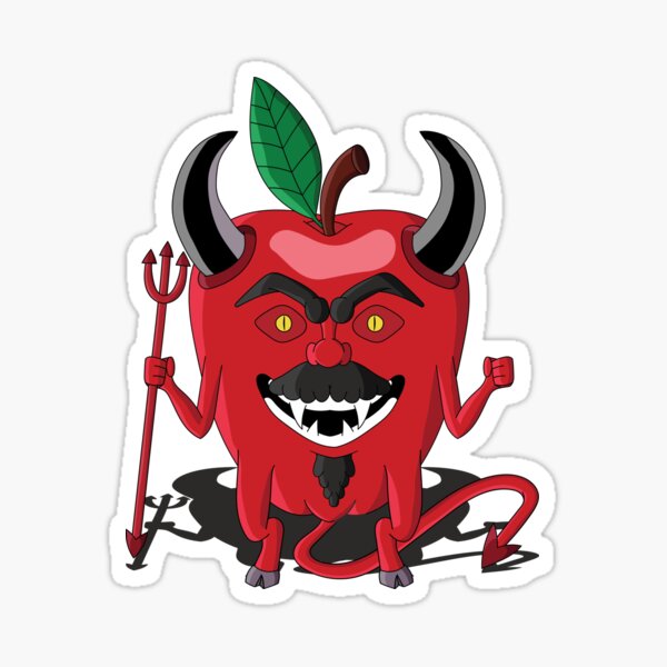 "Bad Apple Baby - Male" Sticker for Sale by HarryJulius | Redbubble