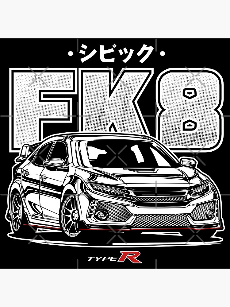 "Civic Type R FK8" Photographic Print for Sale by idrdesign | Redbubble