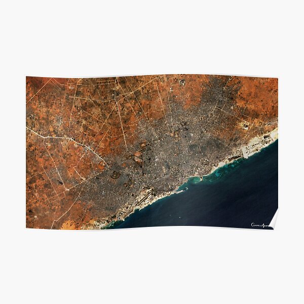 "Mogadishu, Somalia Map" Poster for Sale by VintageSomalia | Redbubble