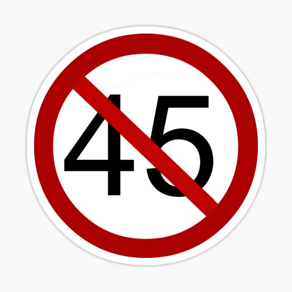 Trump 45 Stickers | Redbubble