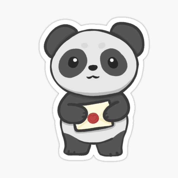 "Panda penpal" Sticker by IcyBubblegum | Redbubble