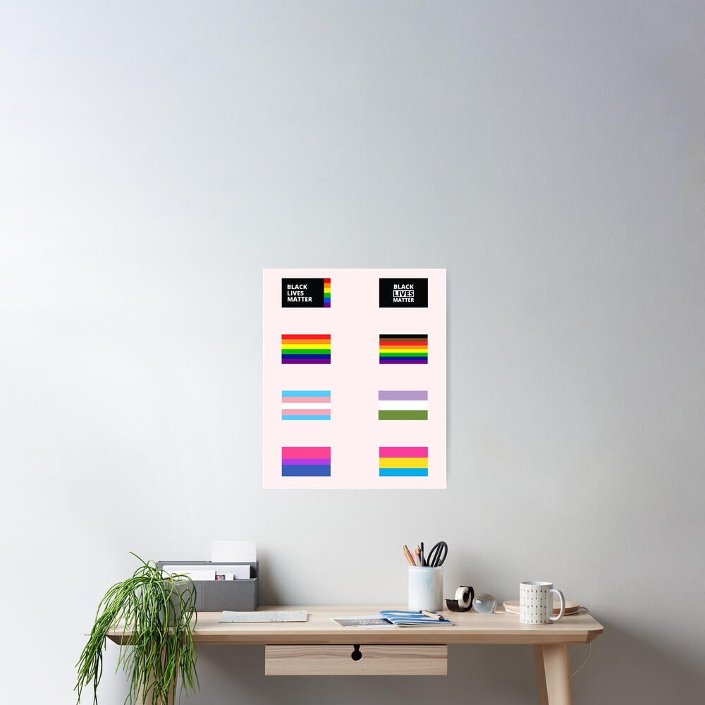 "[sticker pack] Human Rights flag collection" Poster for Sale by ...