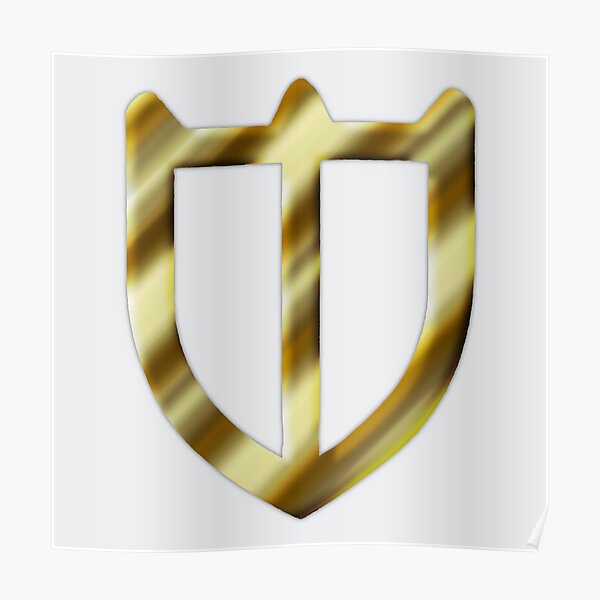 "FFXIV Job Icons [paladin [PLD] pattern/sticker]" Poster by AlexJayneL ...