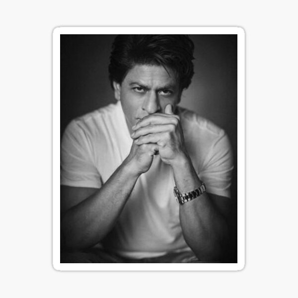 "shahrukh khan" Sticker for Sale by hakazza | Redbubble