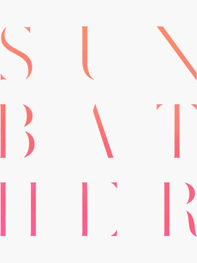 "Sunbather Gradient Bright31" Sticker by ShettyArtands99 | Redbubble