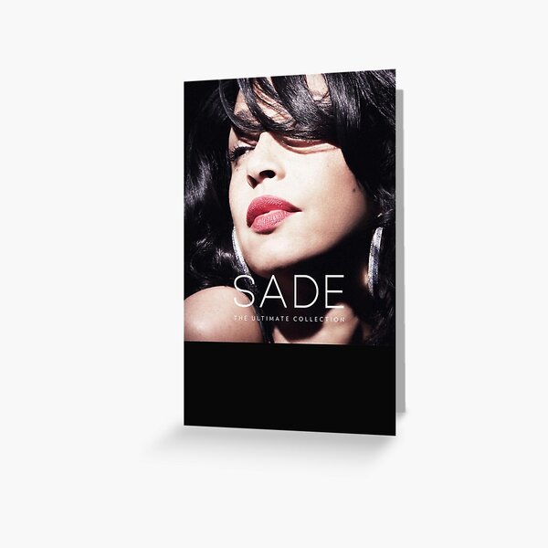 "80s SADE on black Classic" Greeting Card by cloutiernbarras | Redbubble