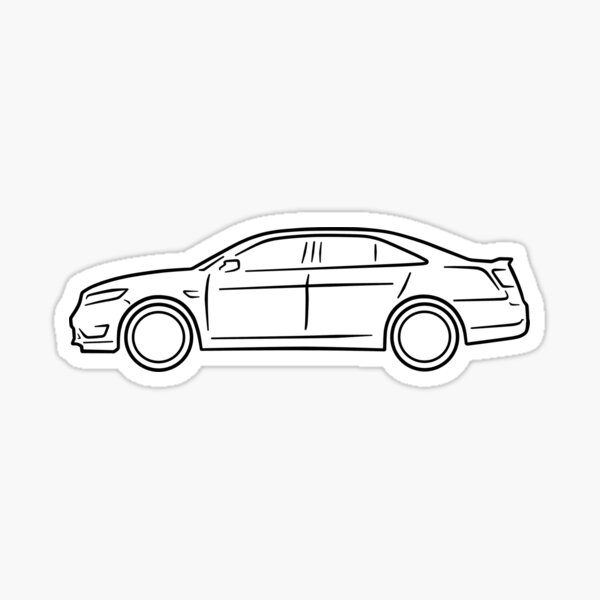 "Ford Taurus " Sticker for Sale by AutoClub | Redbubble