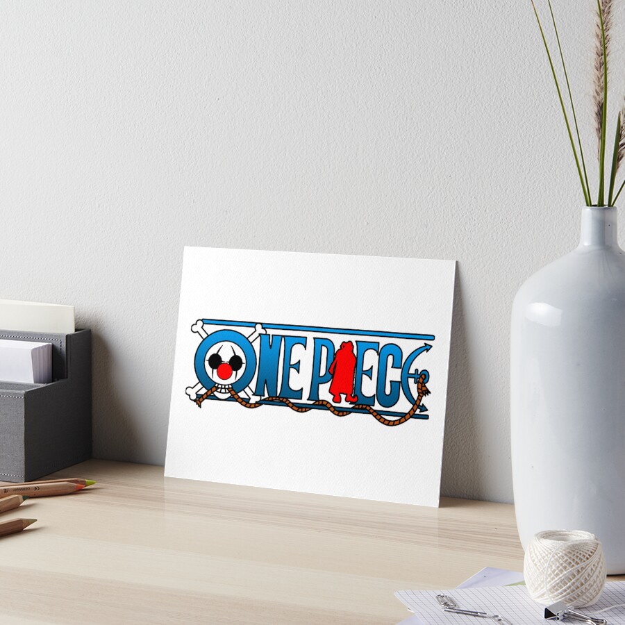 "One Piece Buggy Logo , One Piece Logo" Art Board Print by BLACKSTARS ...