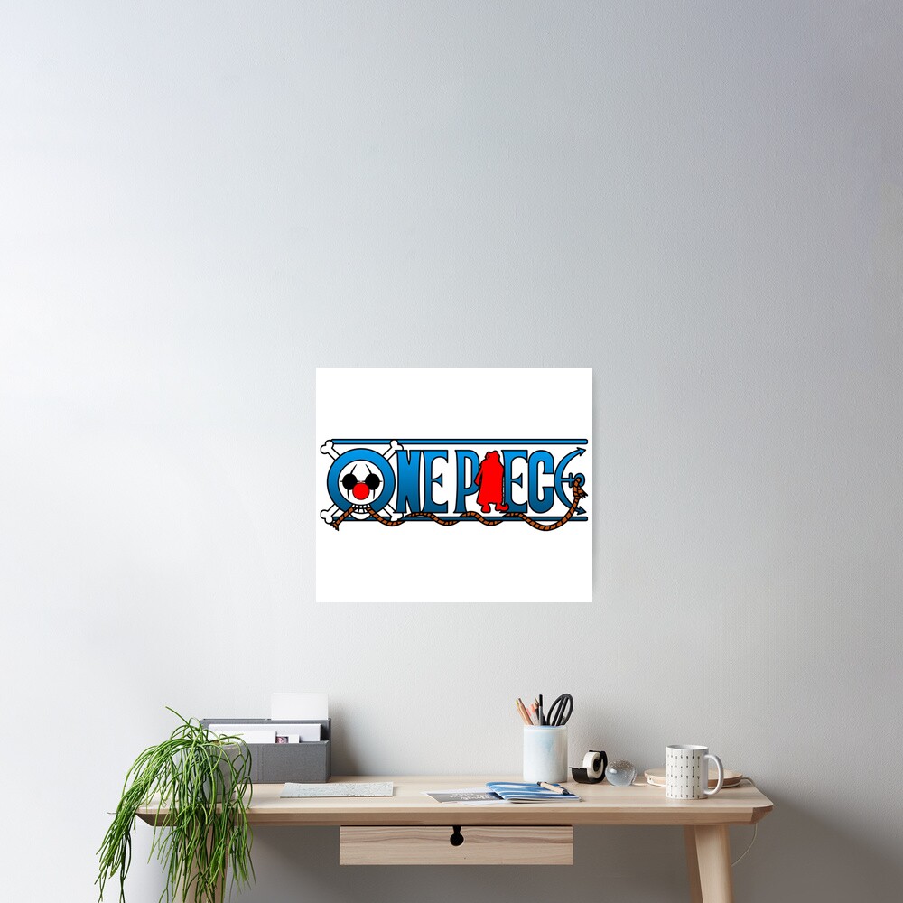 "One Piece Buggy Logo , One Piece Logo" Poster by BLACKSTARS-ZONE ...
