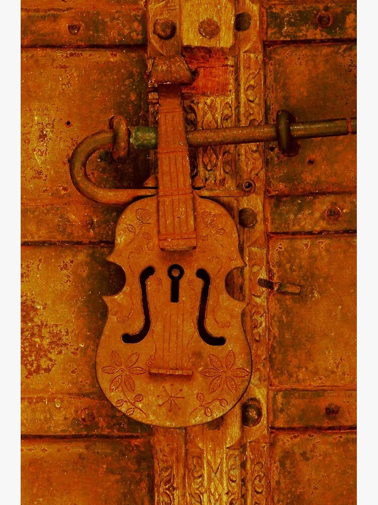 "Rusty Door Lock Violin" Poster for Sale by CarolinaReina | Redbubble