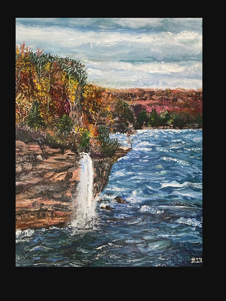 "Pictured Rocks in Autumn " T-shirt for Sale by Mikeleslieart ...