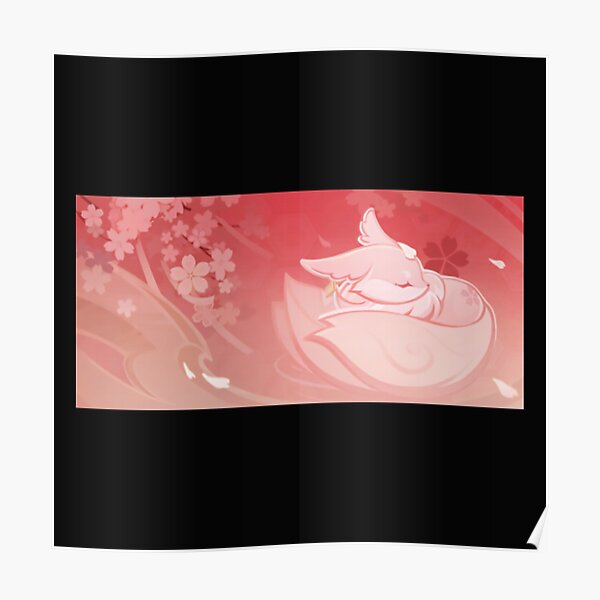 "Yae Miko Namecard" Poster by Charkovtimofey | Redbubble