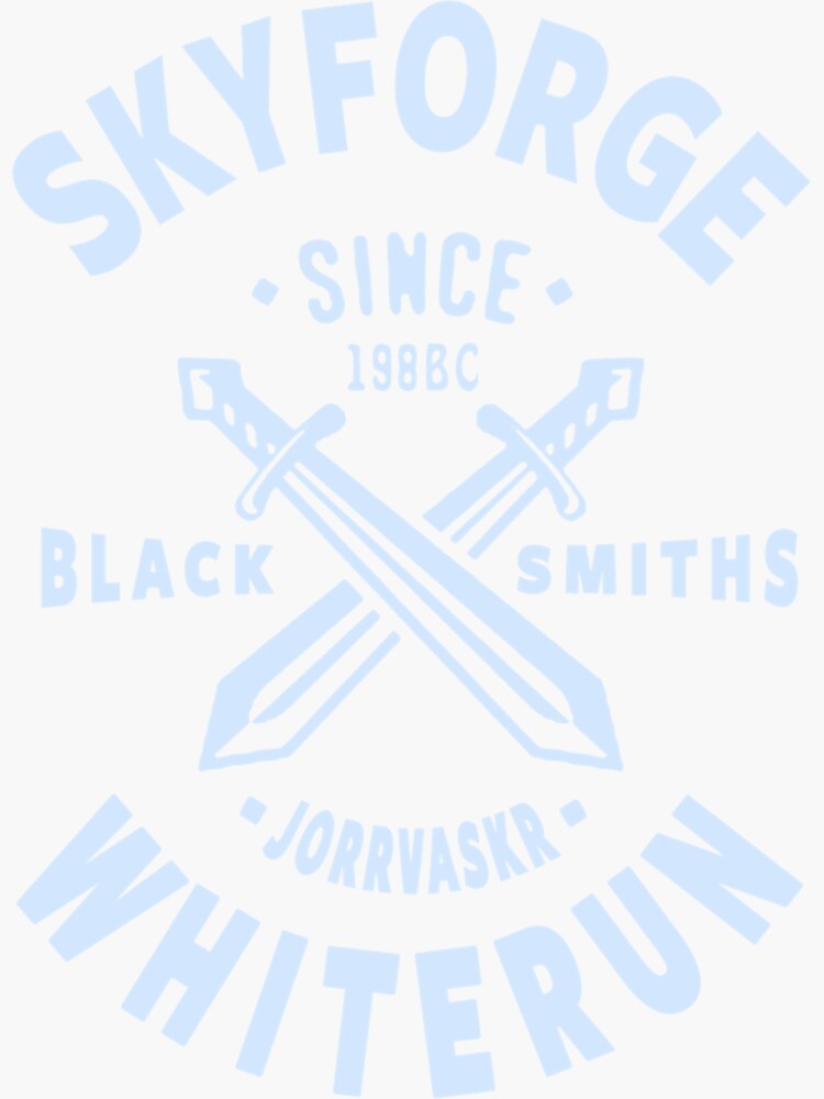 "Skyforge Whiterun" Sticker for Sale by whimsyandpop | Redbubble