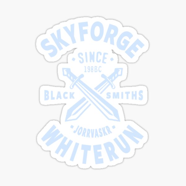 "Skyforge Whiterun" Sticker for Sale by whimsyandpop | Redbubble