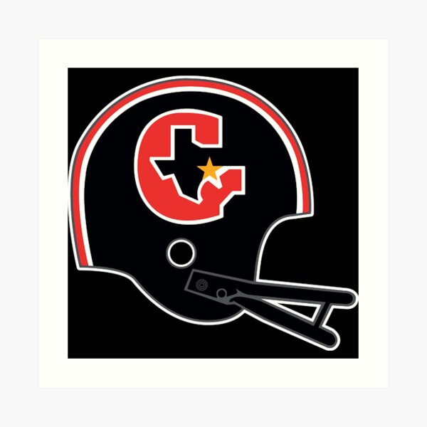 "Houston Gamblers USFL Helmet Retro Logo" Art Print for Sale by Tshie66 ...