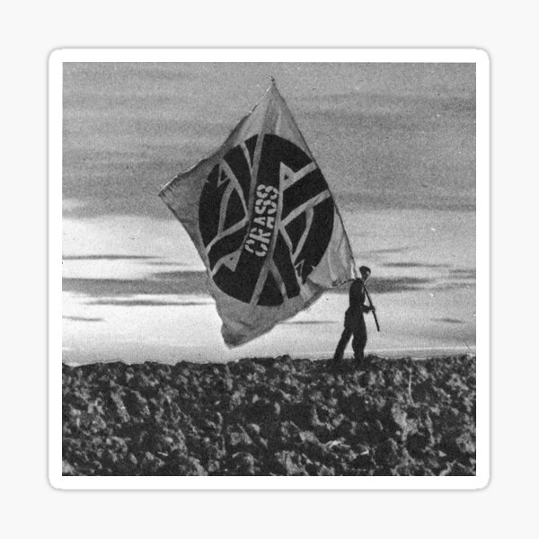 "Crass Flag" Sticker by gragassbed | Redbubble