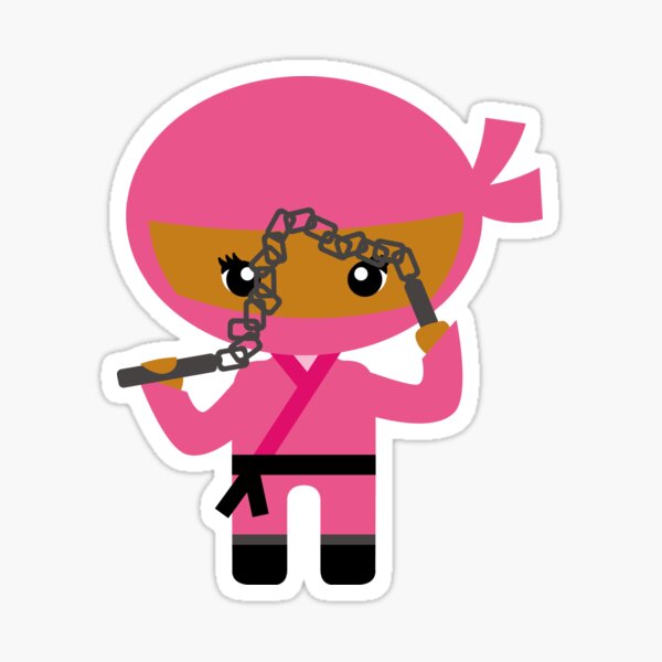 "Cyber Security Ninja Girl" Sticker by dorenspl | Redbubble