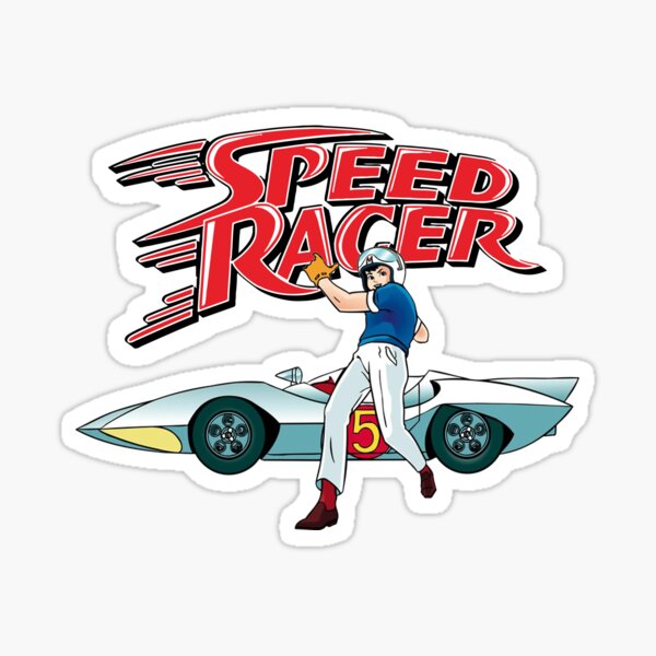 "Vintage Car Speed Racer " Sticker by BubleCholl | Redbubble